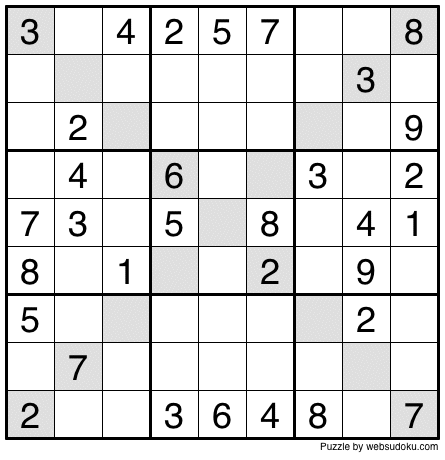 Web Sudoku - Printable Daily Sudoku Variation